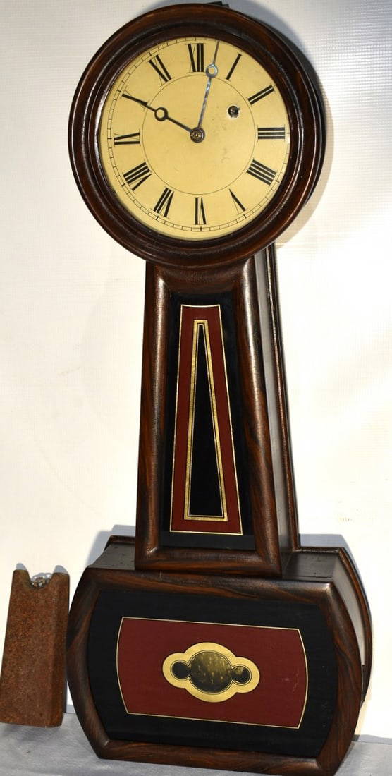 Federal Banjo Wall Clock Attrib. George Hatch Auction