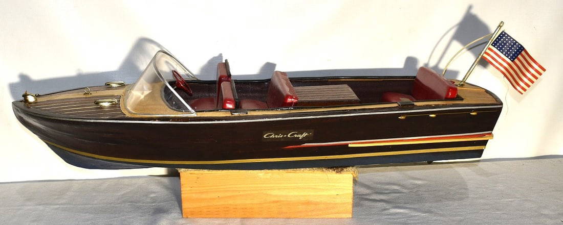 Vintage Fools Gold Rc Boat Model, 20th C., L. 36" Auction