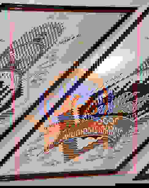 1986 Ny Mets Autographed Poster Incl. Doc Gooding Auction