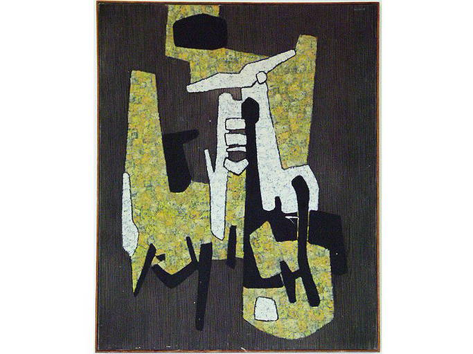 O/c "to Be Absent" Signed Hugo Consuegra 1956