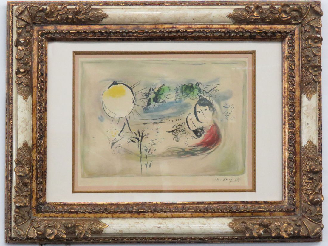 FRAMED LITHOGRAPHS MARC CHAGALL #55/500