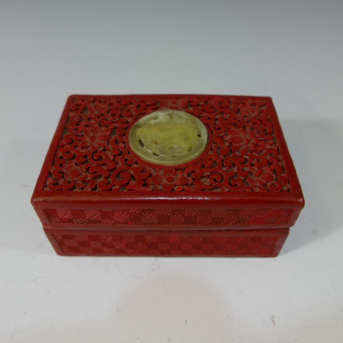 Chinese Cinnabar Box - Aug 31, 2013 | Capitoline Auction in MD