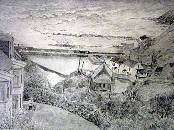 Dorothy Aitchison, A Monochrome Print Of Burnmouth, Loo