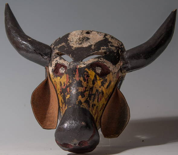 Beautiful Carnival Bull Mask From Alto Lucero, Veracruz - Aug 10, 2014 ...