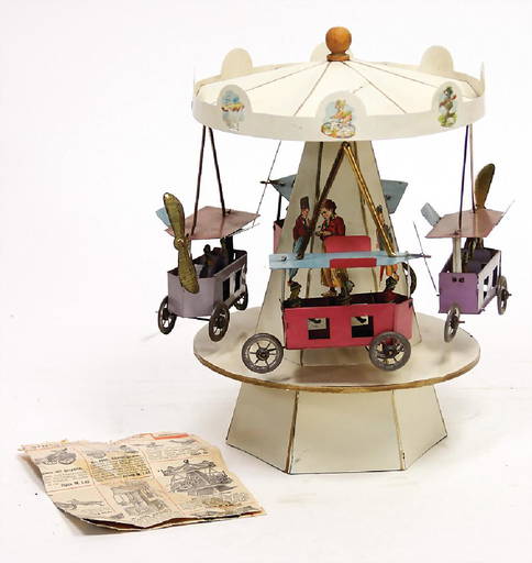 Flyer Roundabout, Clock Mechanism Drive With Music,