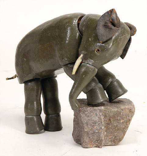 Schönhut Humpty Dumpty Elephant, Inset Glass Eyes,