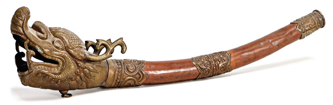 short horn, Kangling, with draggonhead, China, Tibet, - Feb 24, 2018 ...