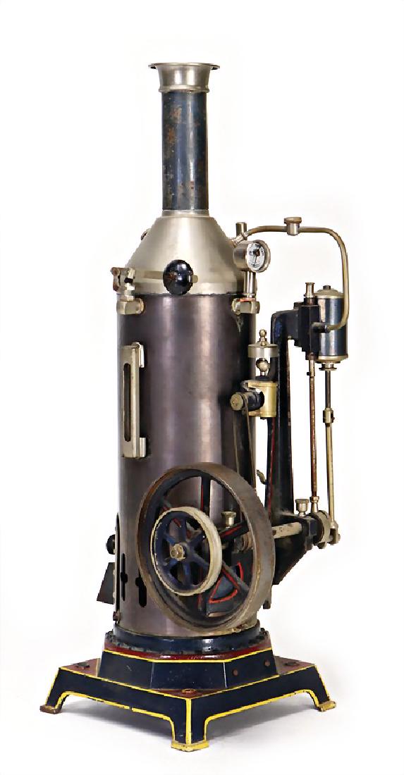PROBABLY ERNST PLANK standing steam engine, height: 42