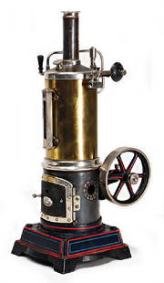 Plank, Stehende Dampfmaschine