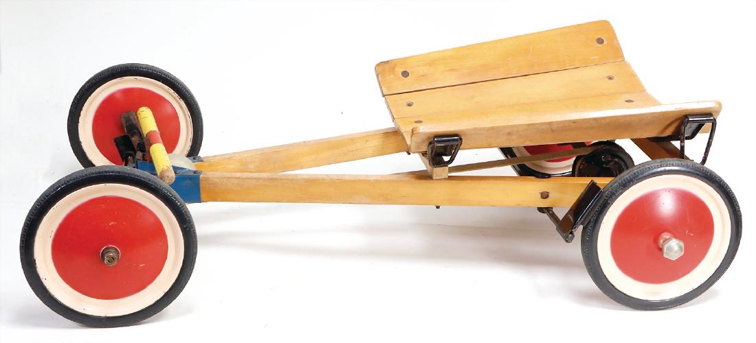 STEIFF row cart, children's sport vehicle, marked with