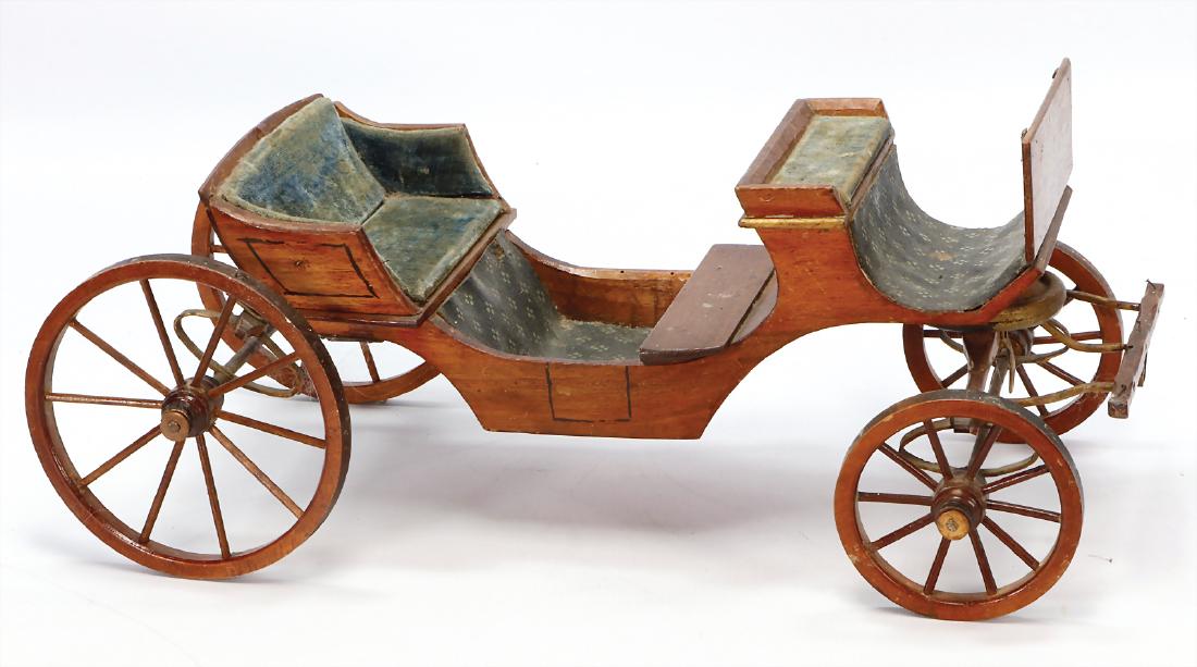 coach, wood, c. 1890, 45 cm, complex made , nice