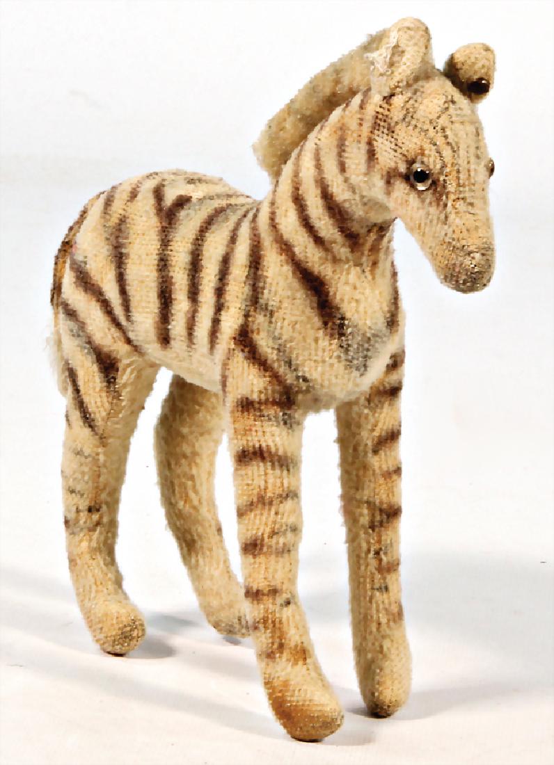 Steiff Zebra, 30er Jahre, Mit Knopf, Kl. Stelle An Der