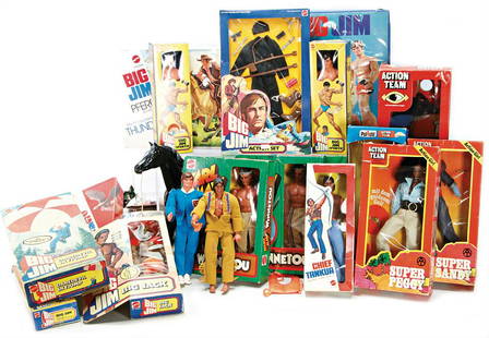 Mattel Big Jim Sky Commander Playset With Action