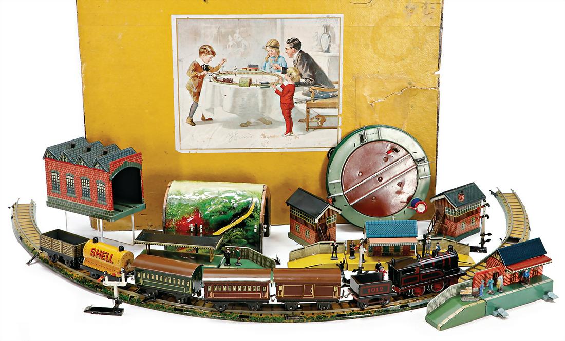 Bing Railway For Table, In Original Box, Complete, Track Material ...