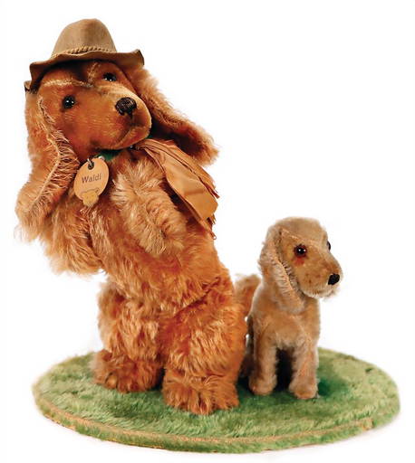 Steiff Exceptional Show Piece, Waldi, On A Mohair Plate, Plate ...