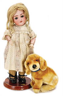 Simon & Halbig Bisque Porcelain Socket Head Doll, Marked S&h 1079 Dep ...