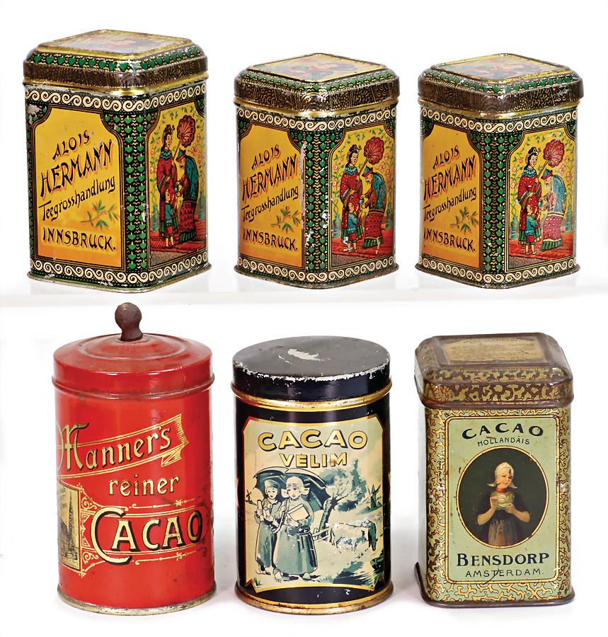 shop boxes for a big shop or stall, cocoa box with knob, 11.5 cm, 2 ...