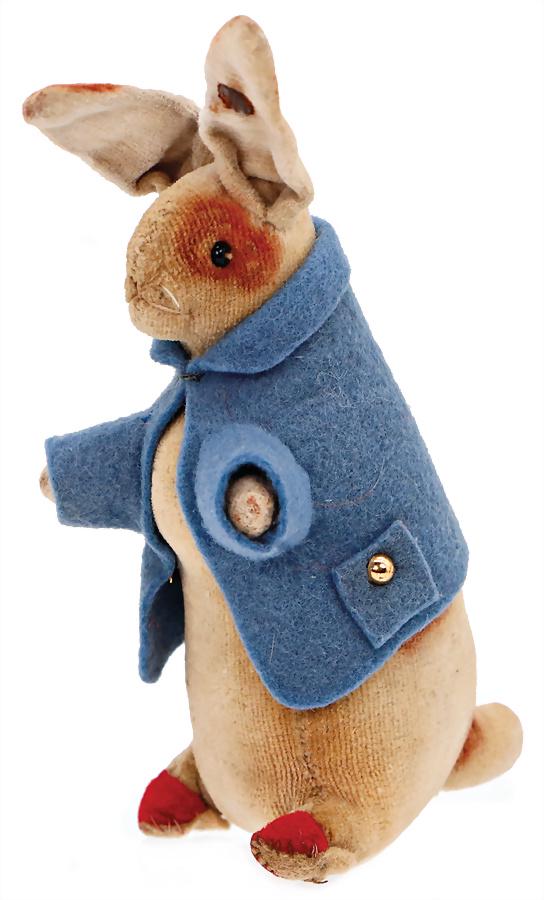 Steiff Velvet Hare, Rabbit, 12 Cm, C. 1910, With Button, Original Felt ...