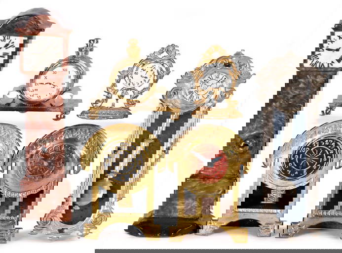 Dollhouse Clocks, 6 Pieces, Different Periods, 3 10.5 Cm, For A ...