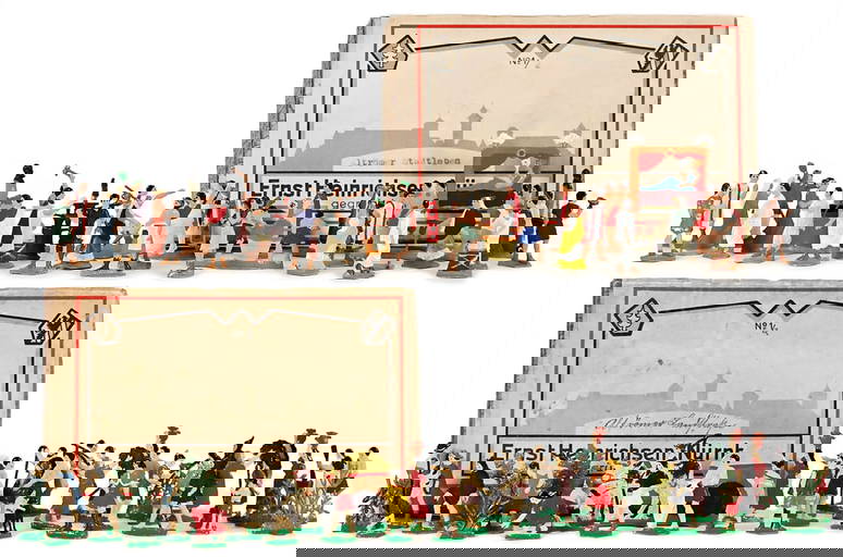 Ernst Heinrichsen Nuremberg Pewter Figures, Flat, 3 Cm, Old Roman City ...