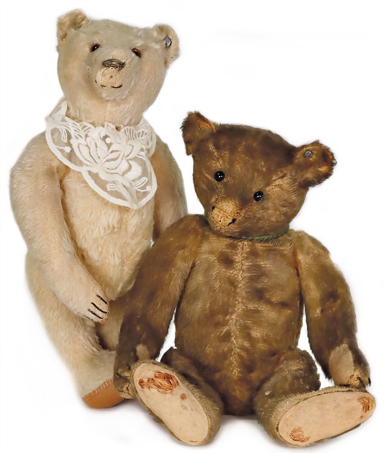 Steiff 2 Pieces, Pre-war Era, Yellow, 27 Cm, With Button, Long Trailing ...