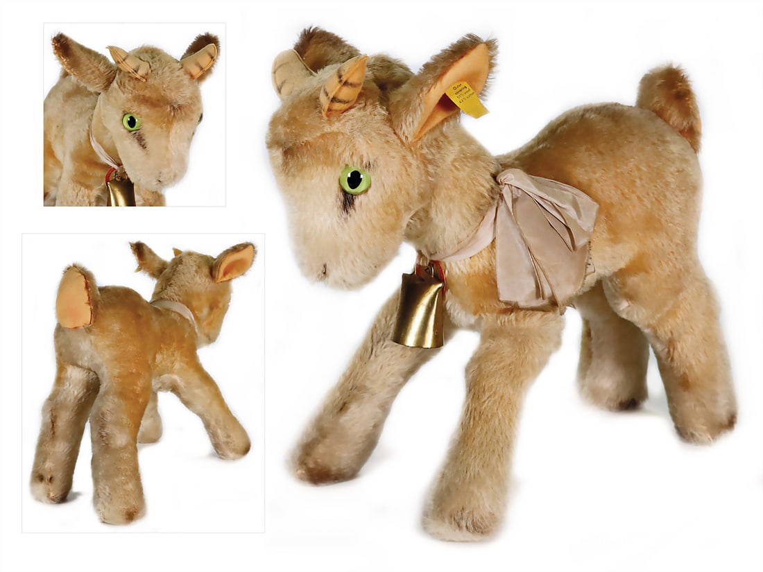 Steiff Zicky, With Button, Chest Label And Cloth Tag Label, No. 6335,00 ...