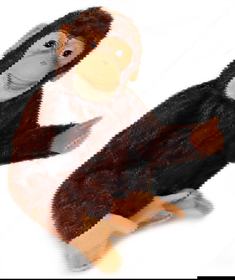 Steiff Postwar Era, Chimpanzee, With Push Musical Mechanism, 29 Cm ...