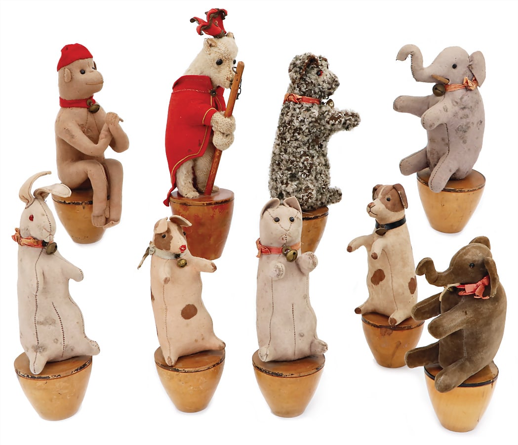 Steiff Rare Steiff Skittles Range, 9 Different Animals, Around 1900 ...