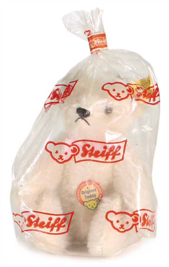 Steiff Original, Teddy White Mohair, Produced 1959-1964, With Button ...