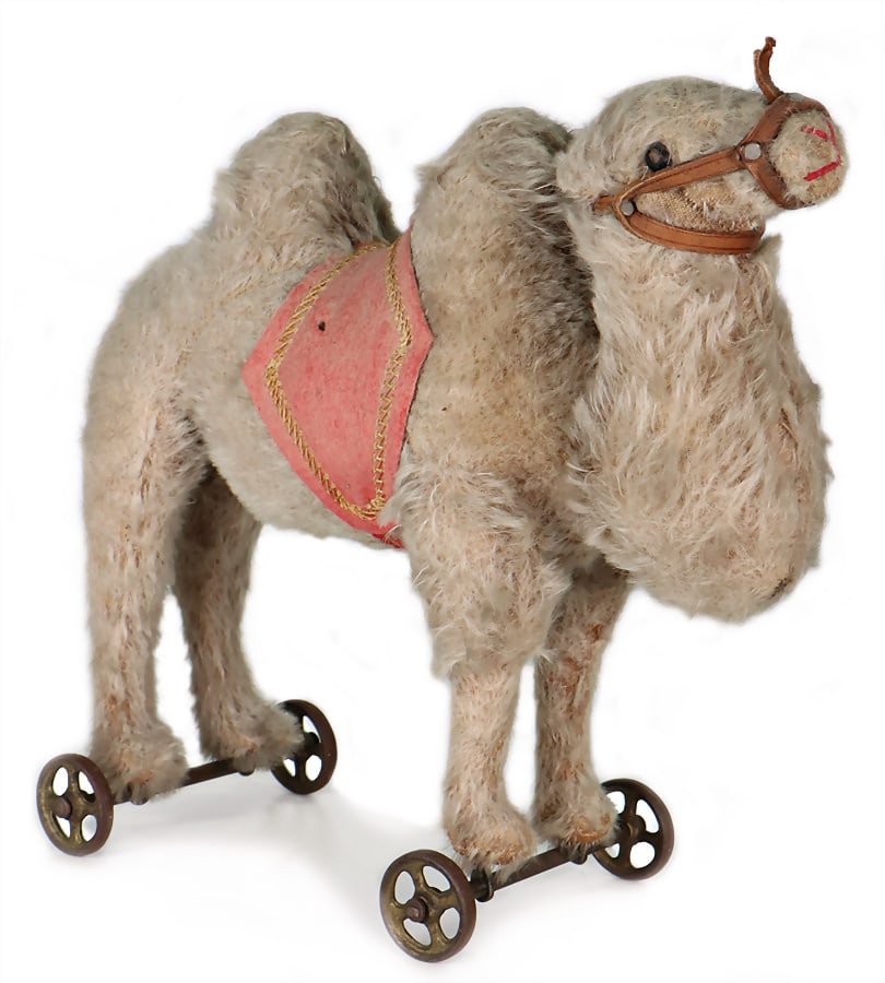 Steiff Steiff Camel On Casting Wheels With Spokes, 1905/ 1906, Mohair ...