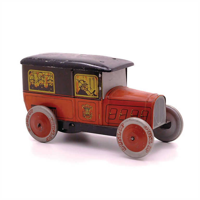 Dunlop, fire engine (Pompiers), number plate with the