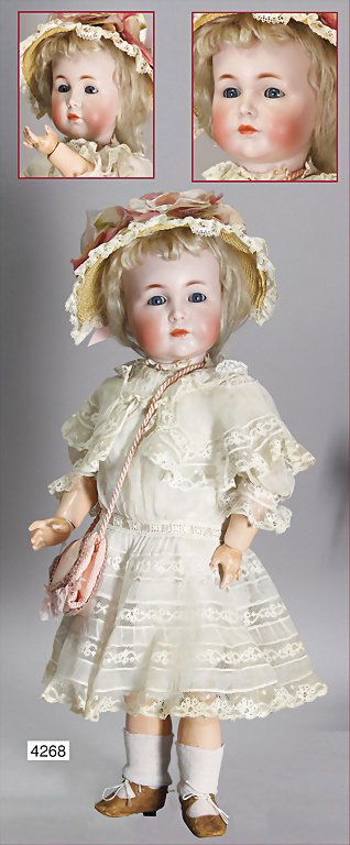 K&R 117, biscuit porcelain socket head, mark in the