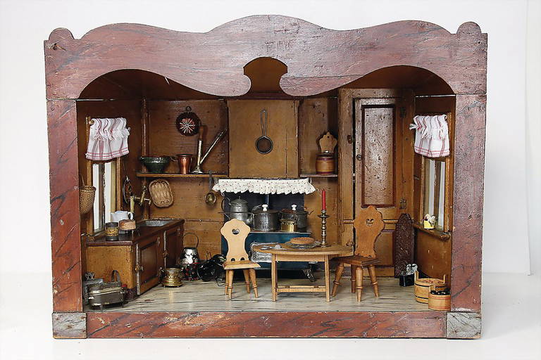 Kitchen With Chimney Hood, 69 Cm Wide, 49 Cm Tall, Fix