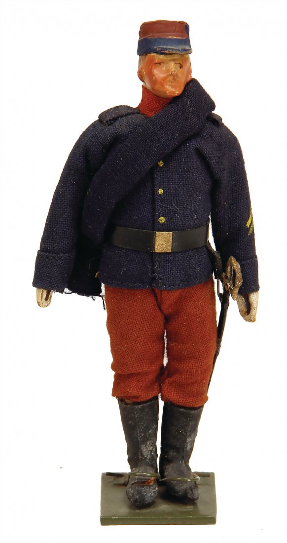 Kthe Kruse Dollhouse Doll, Soldier, 11.5 Cm, Fabric