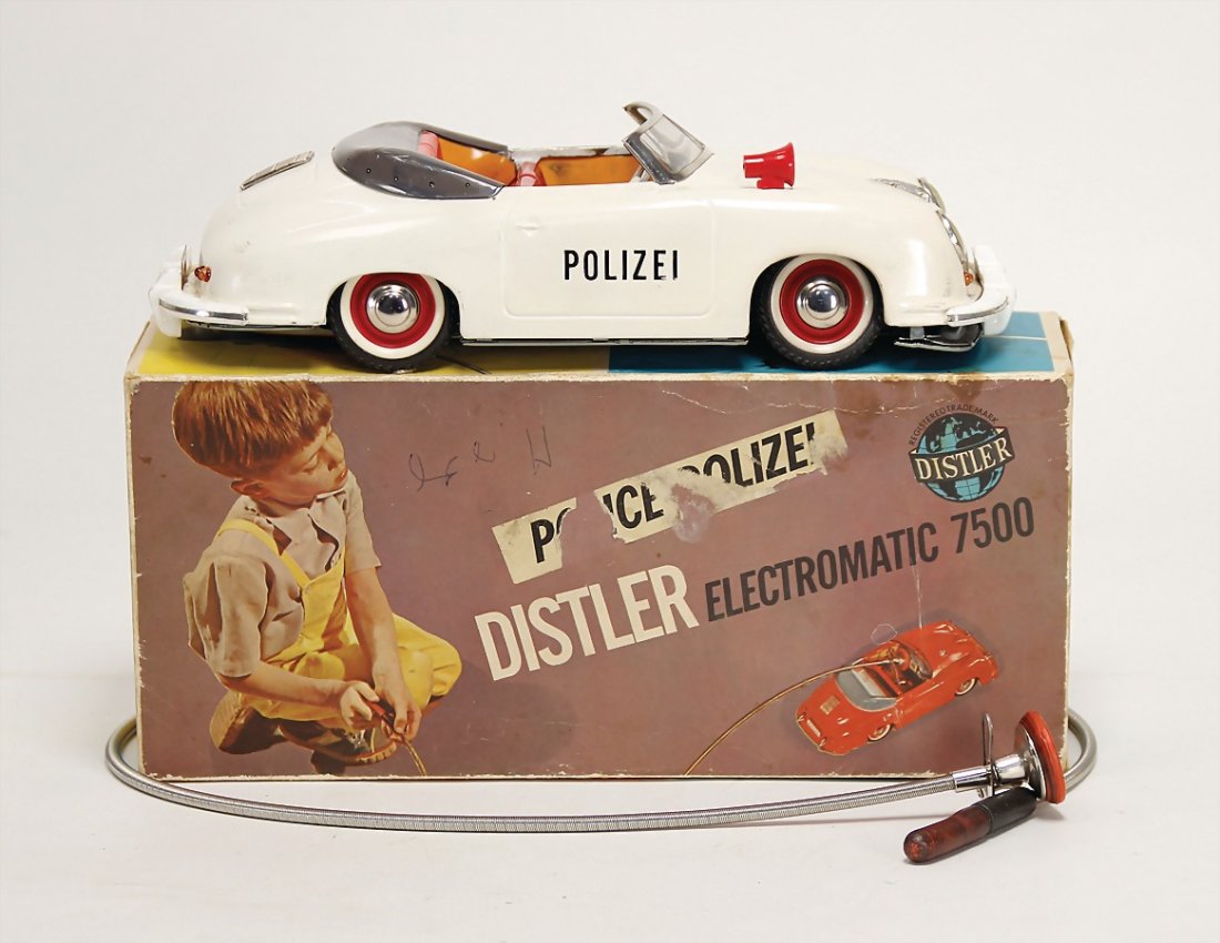 DISTLER Electromatic 7500, Porsche 356, police, antenna