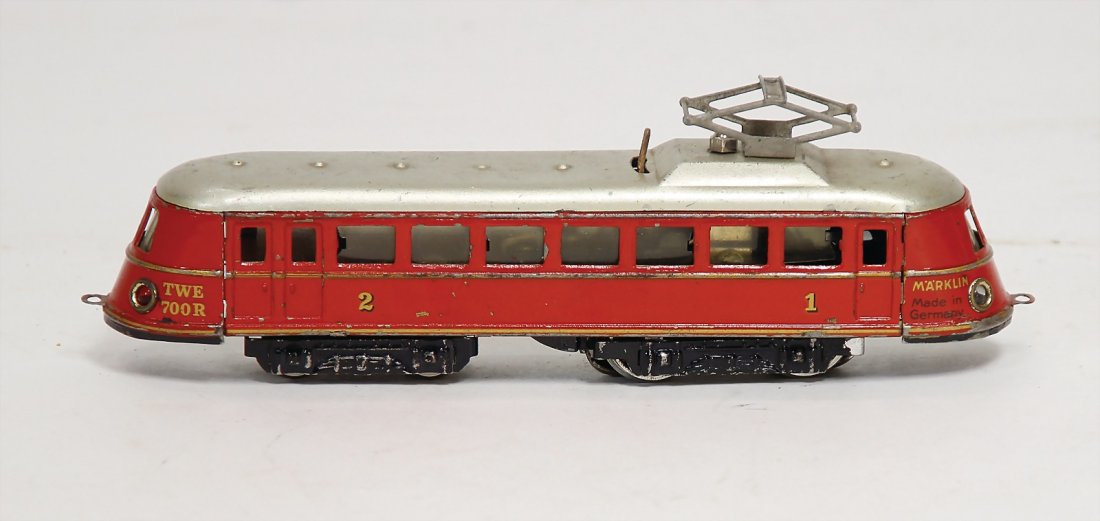 Märklin 00, Twe700r, Railcar, Red, Sheet Metal,