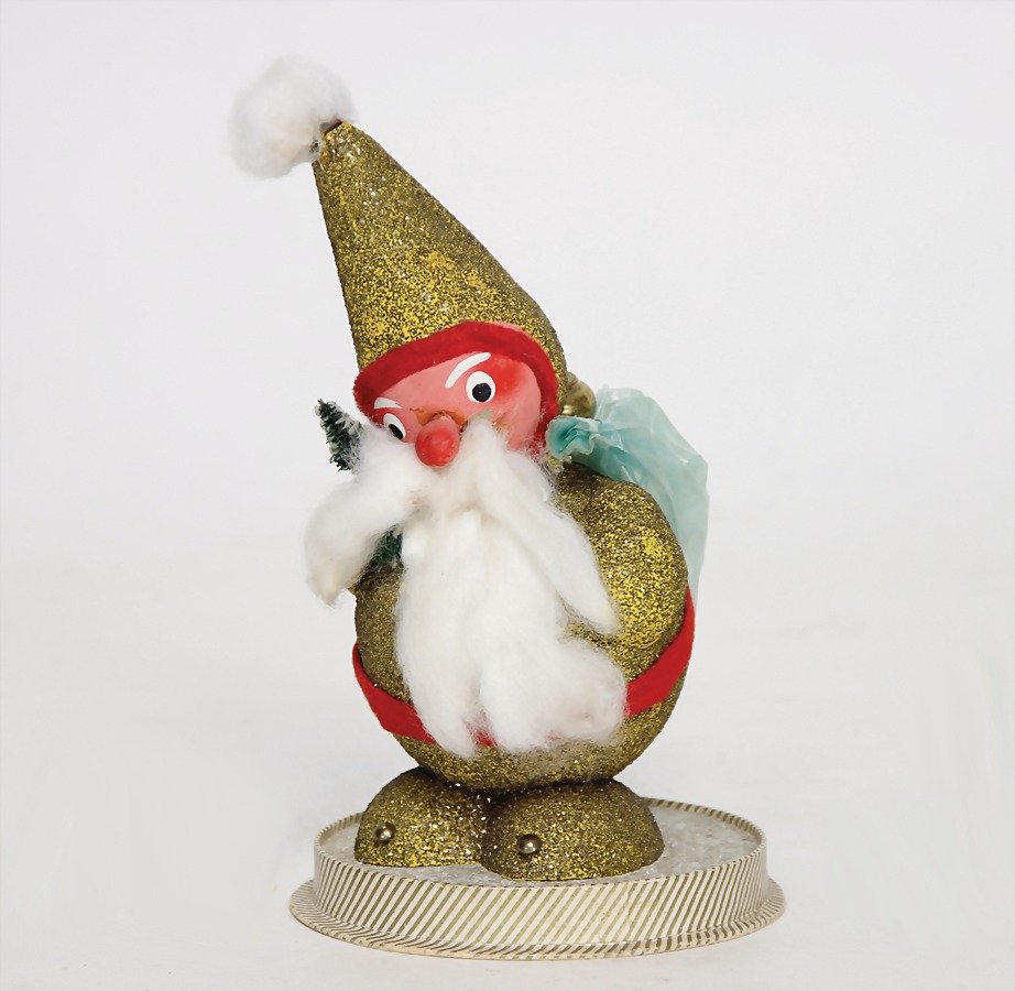 Santa Claus, probably '50s, with perfume bottle, Patra,