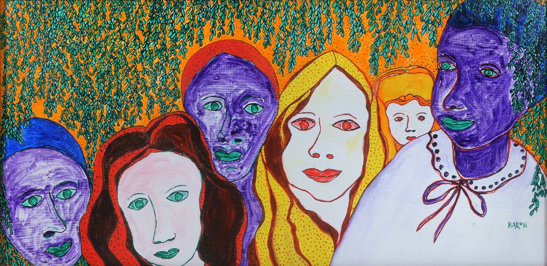 JACK BARON FOLK ART PAINTING