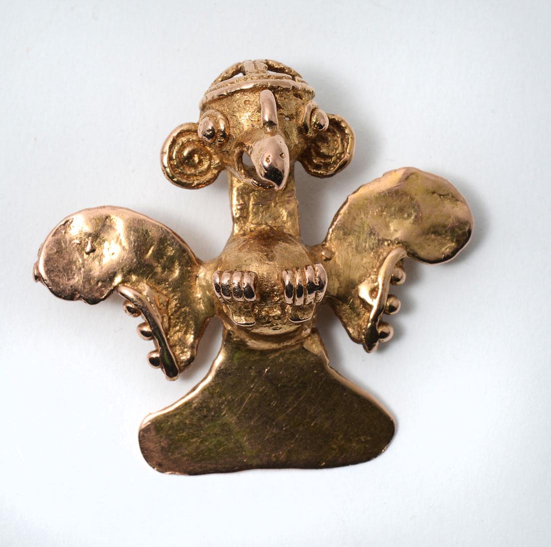 17K GOLDEN HUACA CONDOR GOD PENDANT - Jan 28, 2018 | Burchard Galleries ...