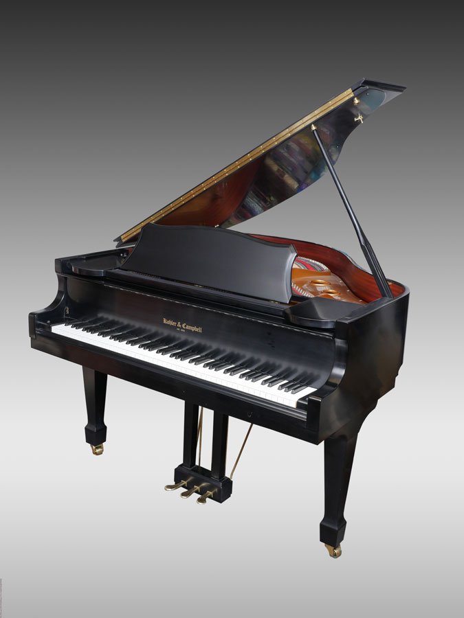 Kohler & Campbell Black Lacquer Baby Grand Piano