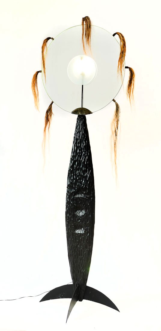 ALEX LOCADIA ILLUMINATED SPIRIT SCULPTURAL LAMP