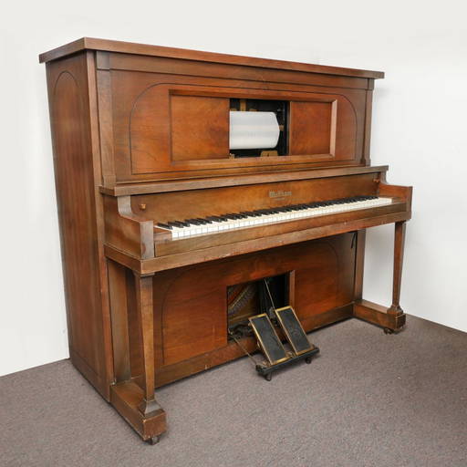 Waltham Upright Player Piano 7 33 Rolls