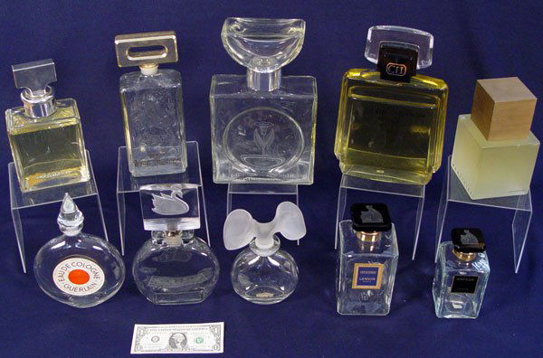 486: 10 FACTICE '' DUMMY'' PERFUME BOTTLES