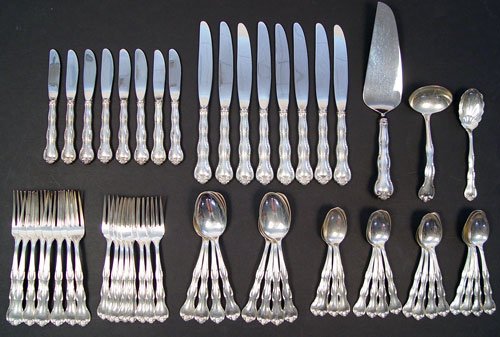 59 Piece Gorham Rondo Sterling Service Set