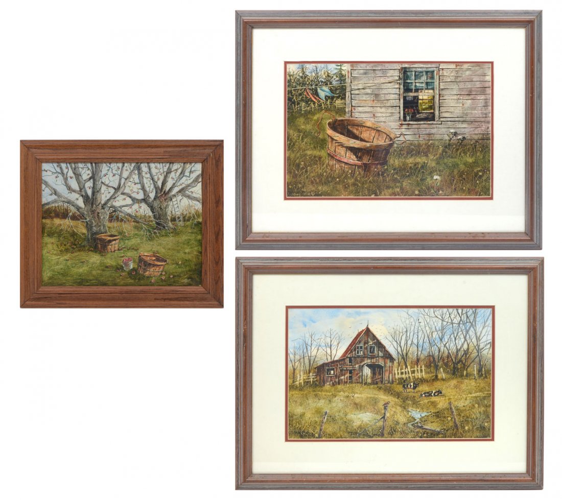 3 Painting By William Cotter
