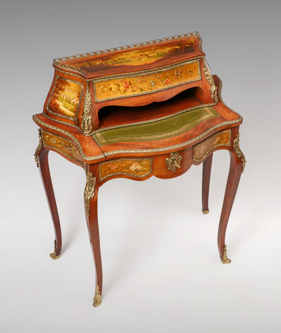 FRENCH PAINTED BOMBAY DESK