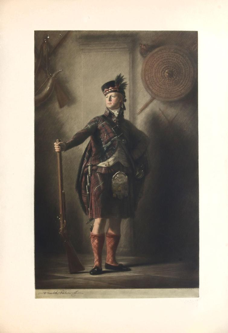 Mezzotint Of Colnol Macdowell By Macbeth Raeburn
