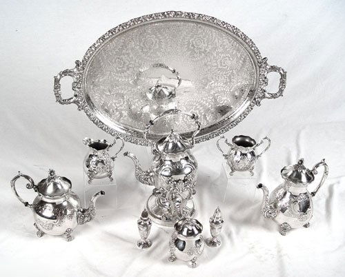 251: 7 PC BIRMINGHAM SILVER CO. BSC SILVERPLATE TEA SET - Nov 18, 2007 ...