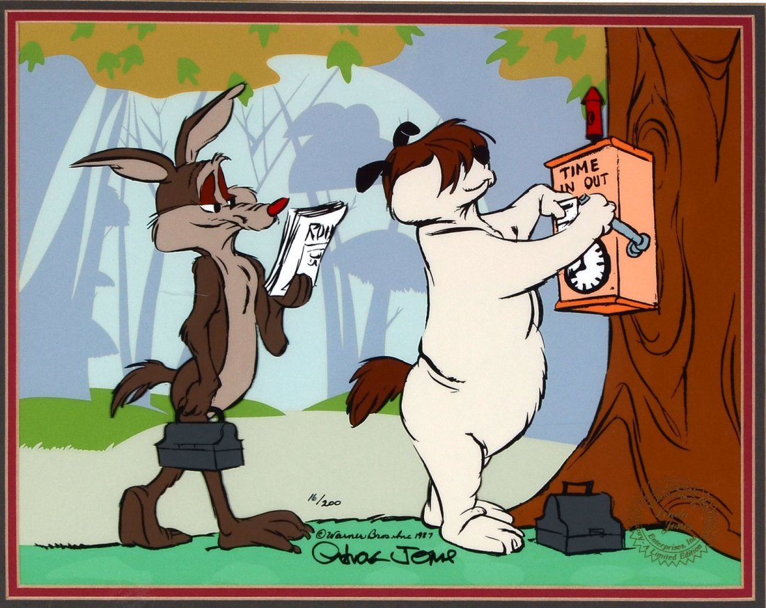 Chuck Jones Hello Ralph/ Hello Sam Cel