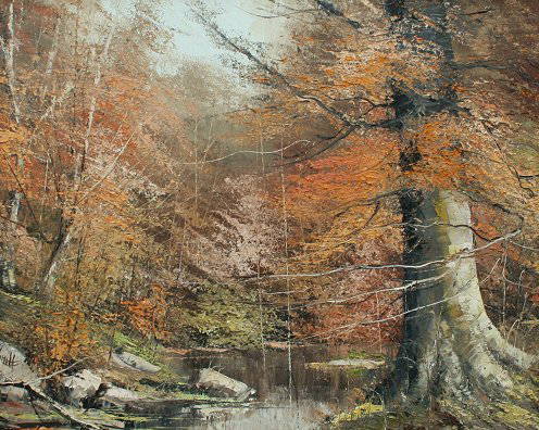 1250: JOE SHELL HOOSIER SALON PAINTING - Apr 27, 2008 | Burchard ...